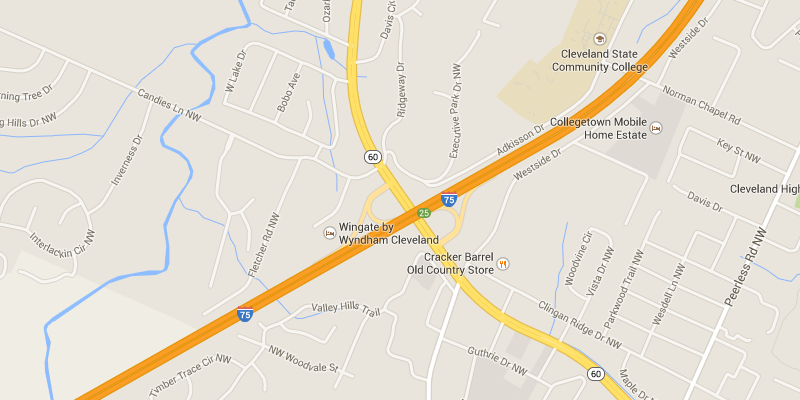 Cleveland Tennessee: I-75 Exit 25 | I-75 Exit Guide