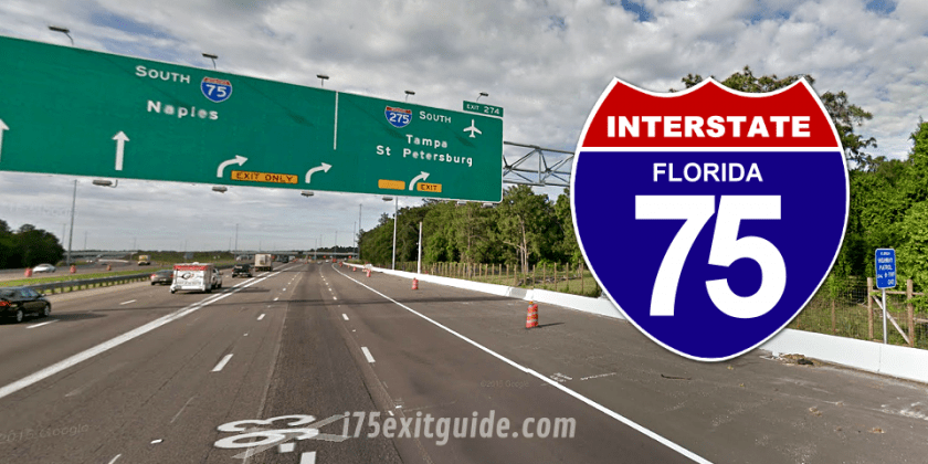I-75 to US 301 Has a New, Temporary Exit in Florida | I-75 Exit Guide