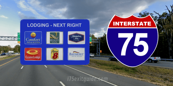 I-75 Lodging | Hotels and Motels Along I-75 | I-75 Exit Guide